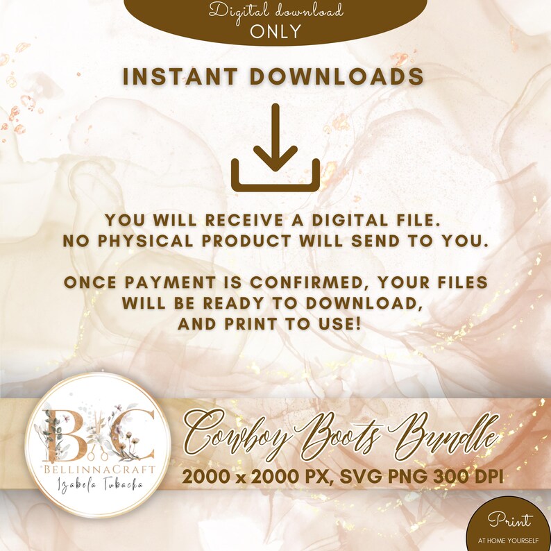 Cowboy Boots SVG Bundle, Cowgirl Boots, Cowboy Boots Clipart, Laser Cut ...
