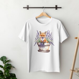 Watercolor Pots With Herbs and Animals Clipart, PNG, Cute Animals ...