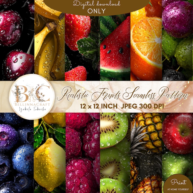 Fruit Tile - Etsy