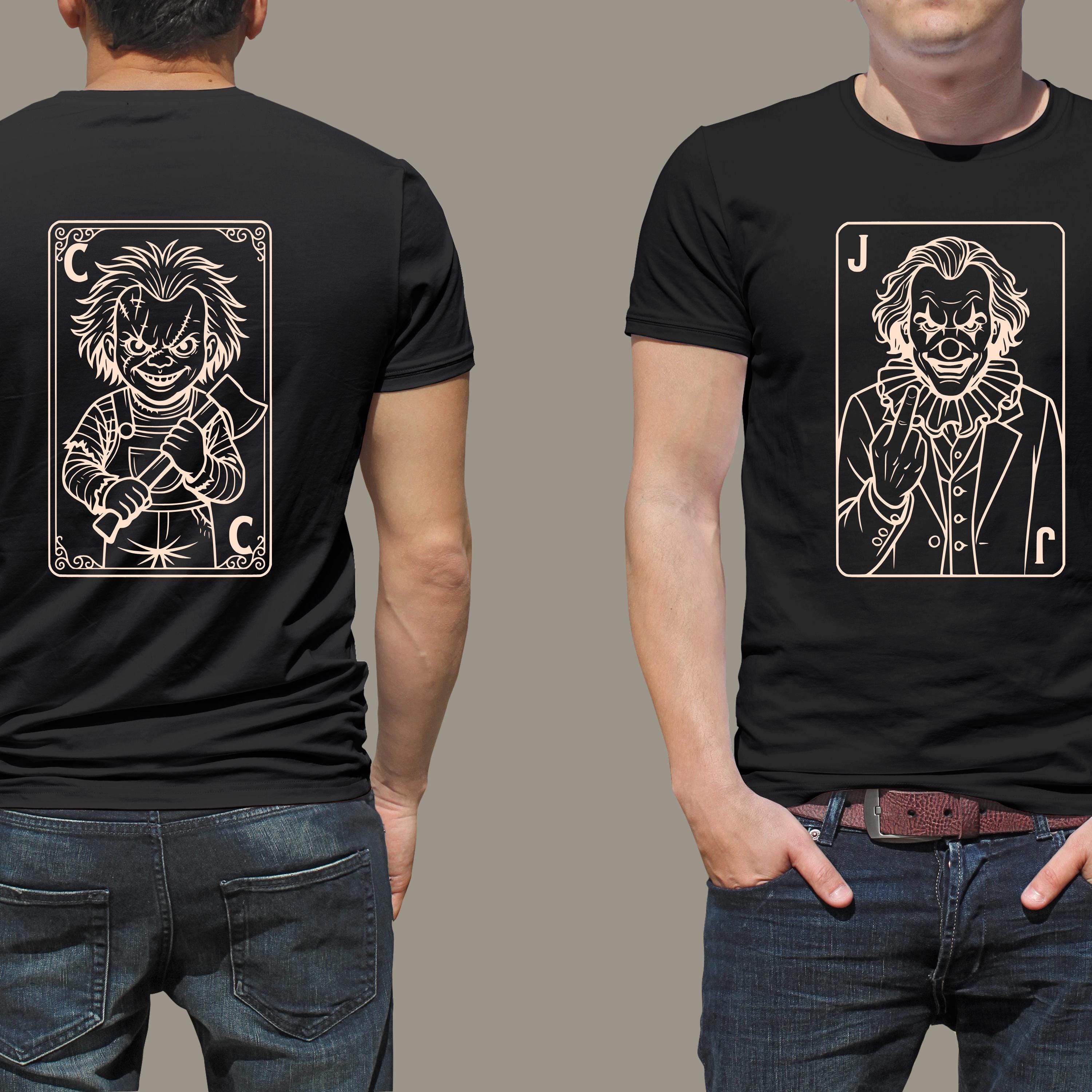 Horror Villain Playing Cards, Printable Gothic Tarot Inspired Deck ...