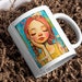 Whimsical Girls Colorful Background Images, Mixed Media Girls Junk ...