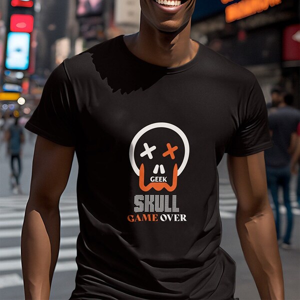 Geek Skull - Etsy