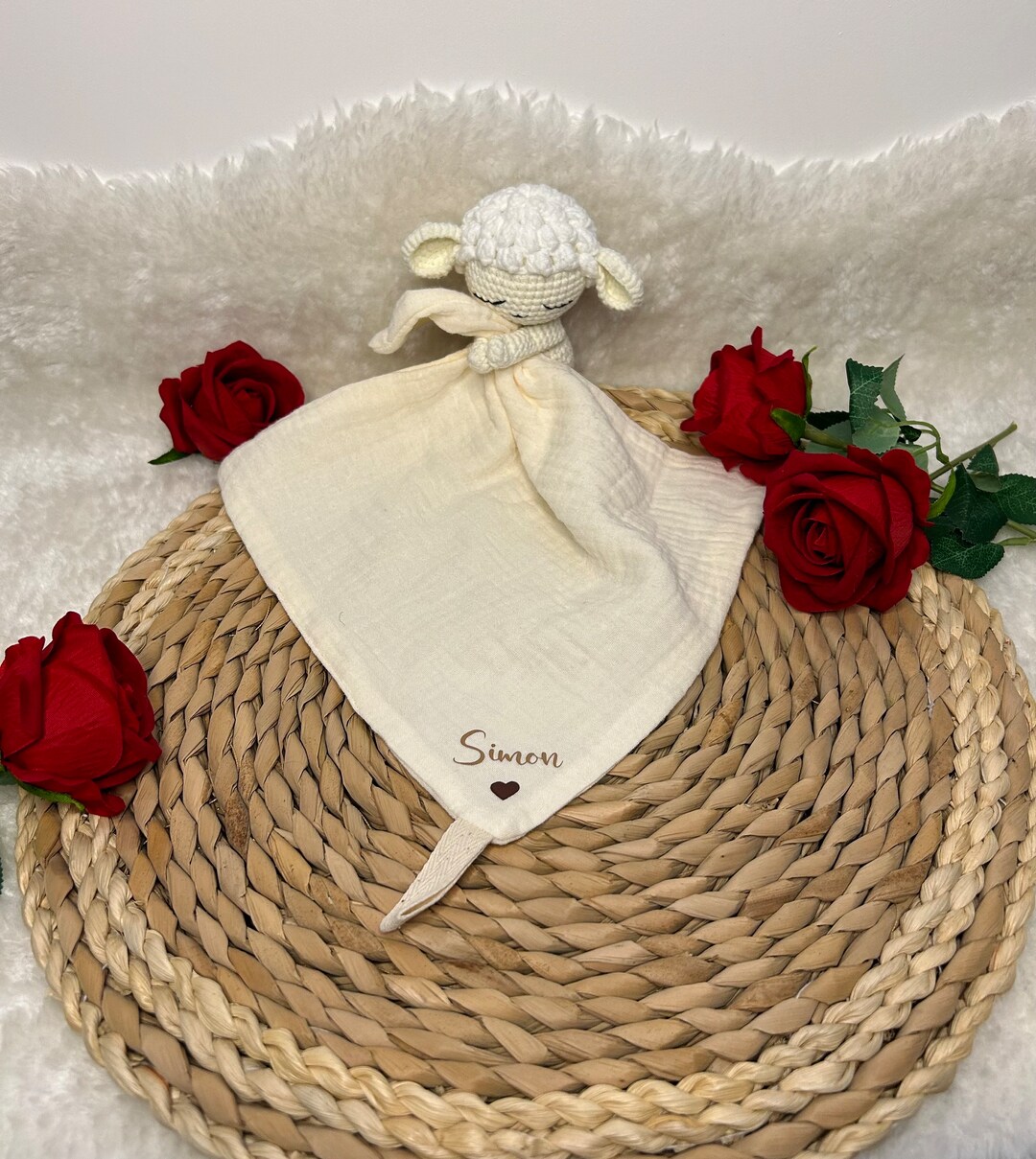 Personalized Sheep Comforter - Etsy