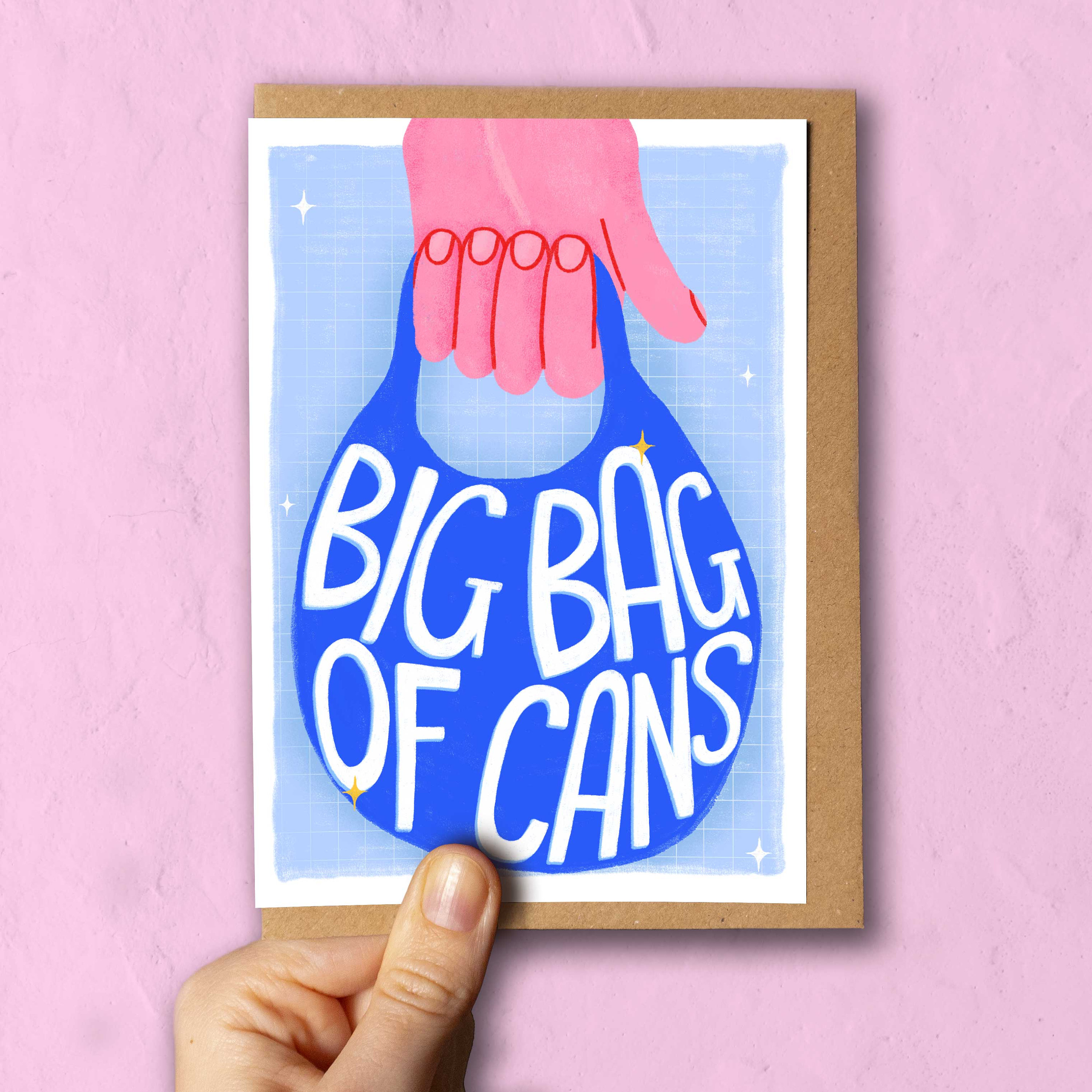 Bag of Cans Card, Funny Irish Card for Any Occasion, Beer Cans Birthday ...