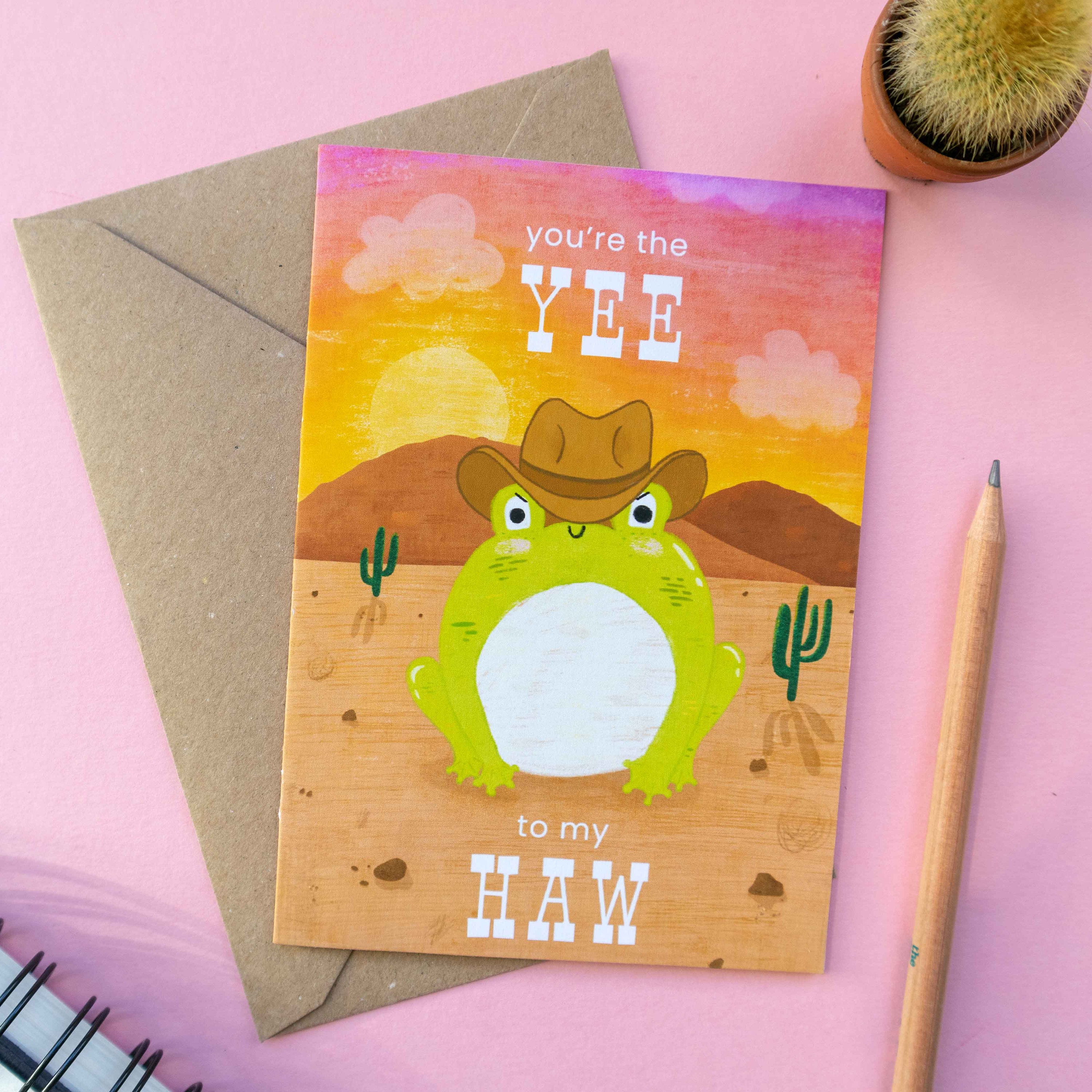 You're the Yee to My Haw Card, Irish Greeting Cards, Illustrated ...