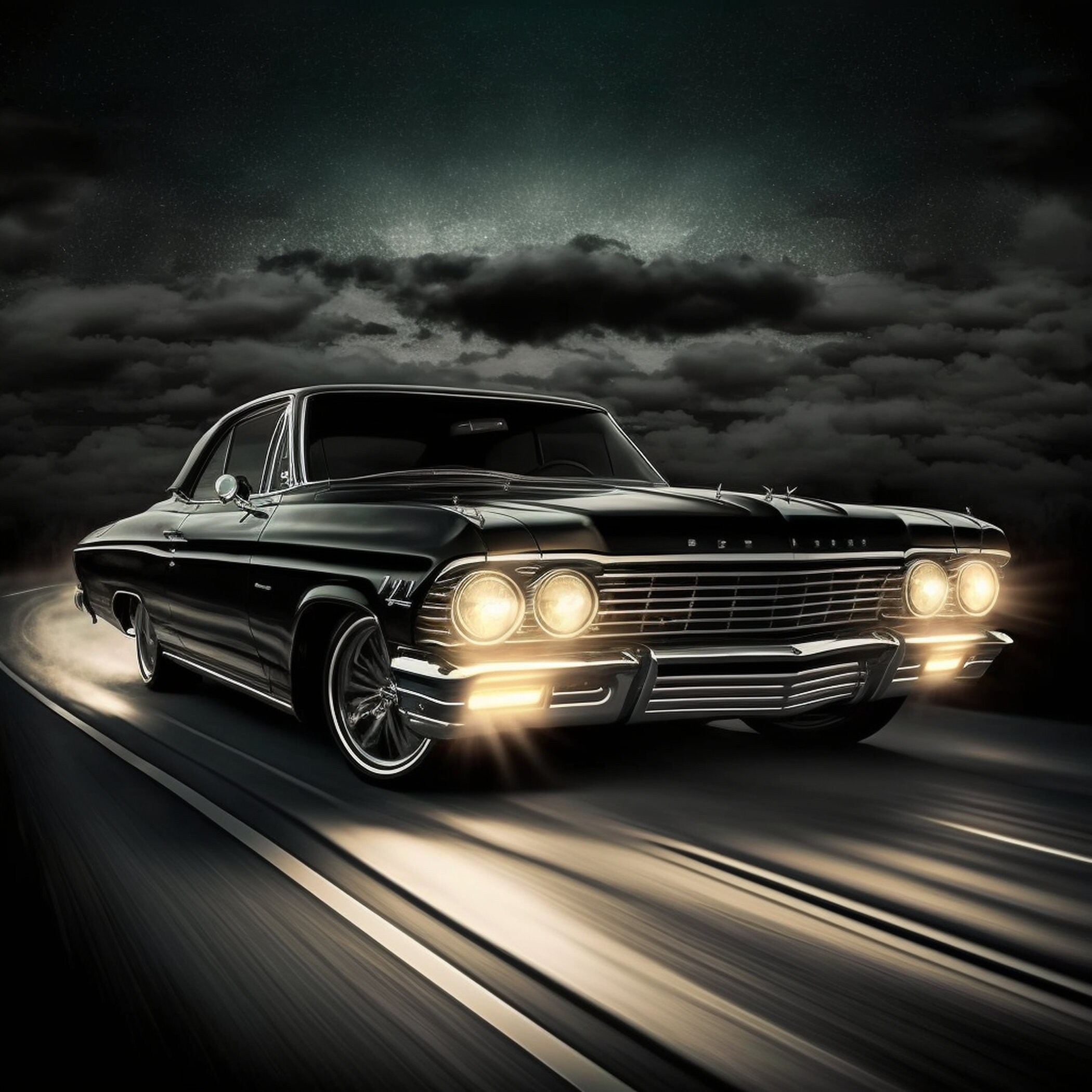 Impala 67 Supernatural Wallpaper