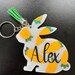 Easter Bunny Keychain, Kids Personalized Gifts for Easter, Named ...