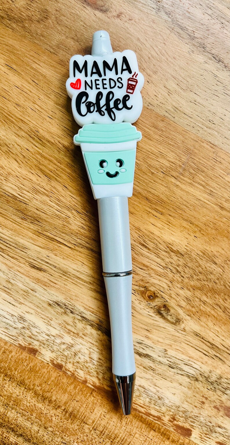 Silicone Beaded Pens, Beaded Pens, Fun Pens, Pen Gifts, Beads, Silicone ...