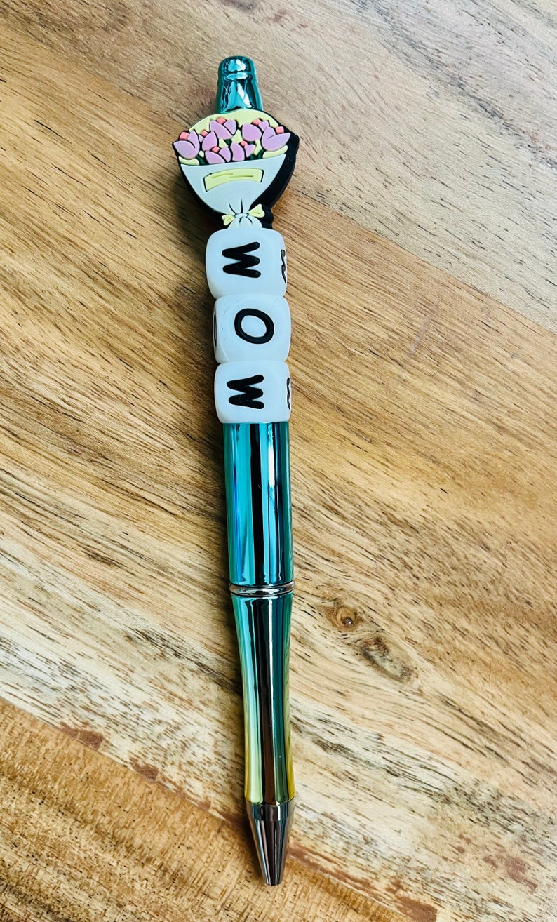 Silicone Beaded Pens, Beaded Pens, Fun Pens, Pen Gifts, Beads, Silicone ...