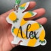 Easter Bunny Keychain, Kids Personalized Gifts for Easter, Named ...