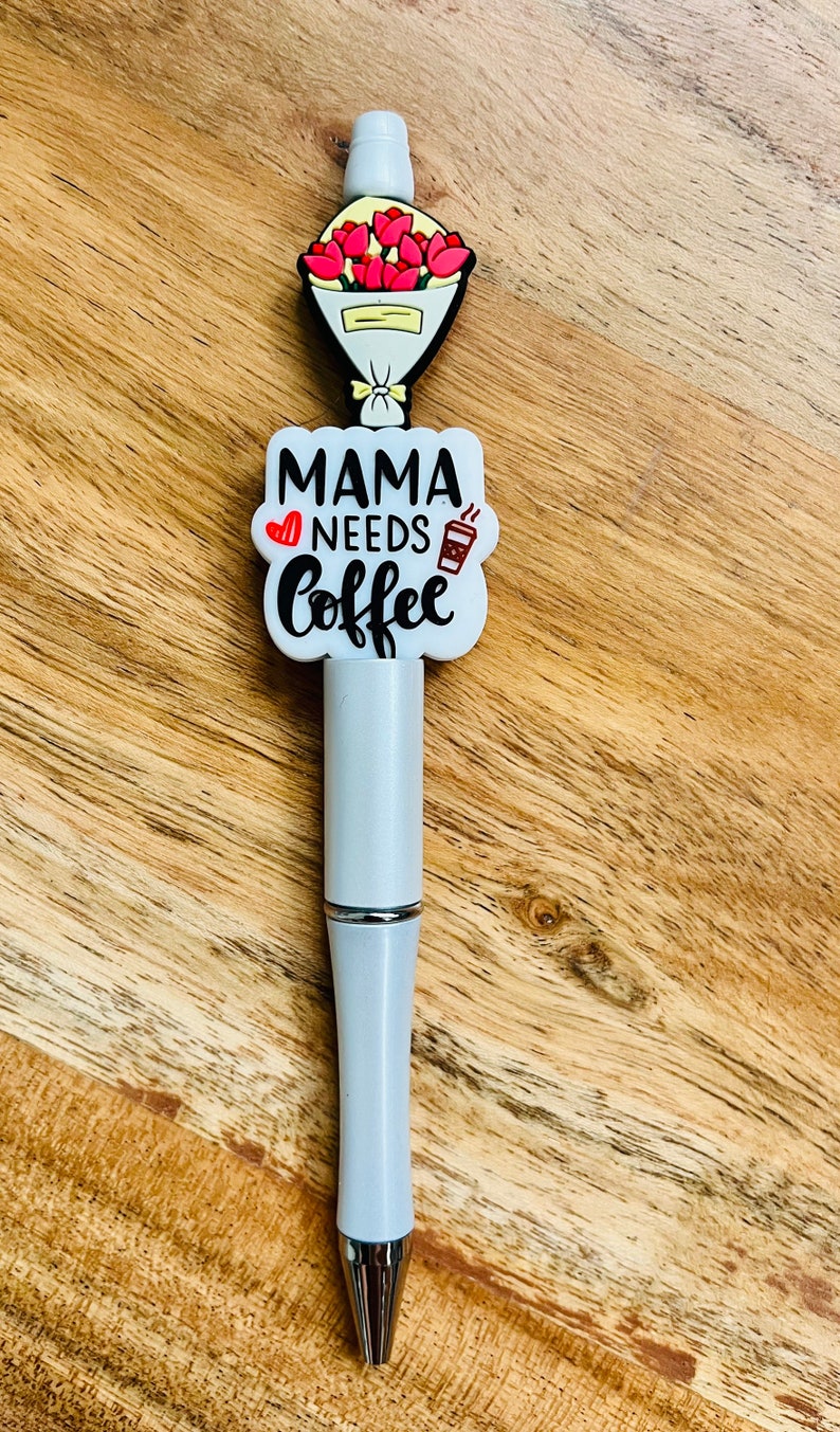 Silicone Beaded Pens, Beaded Pens, Fun Pens, Pen Gifts, Beads, Silicone ...