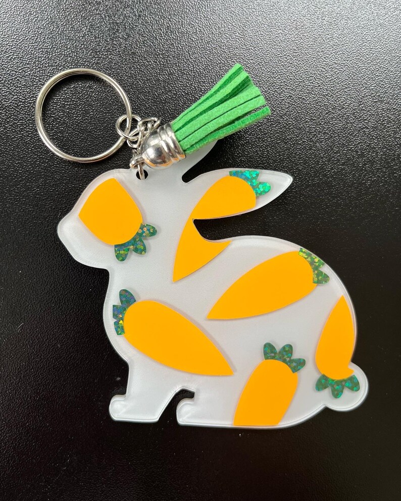 Easter Bunny Keychain, Kids Personalized Gifts for Easter, Named Keychain, Easter Gifts - Etsy