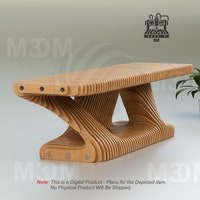 Parametric Style Ergofusion Coffee Table & Seating / CNC Router Files ...