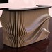 Modern Parametric-style Reception Desk PR02 | Customized Office Entry ...