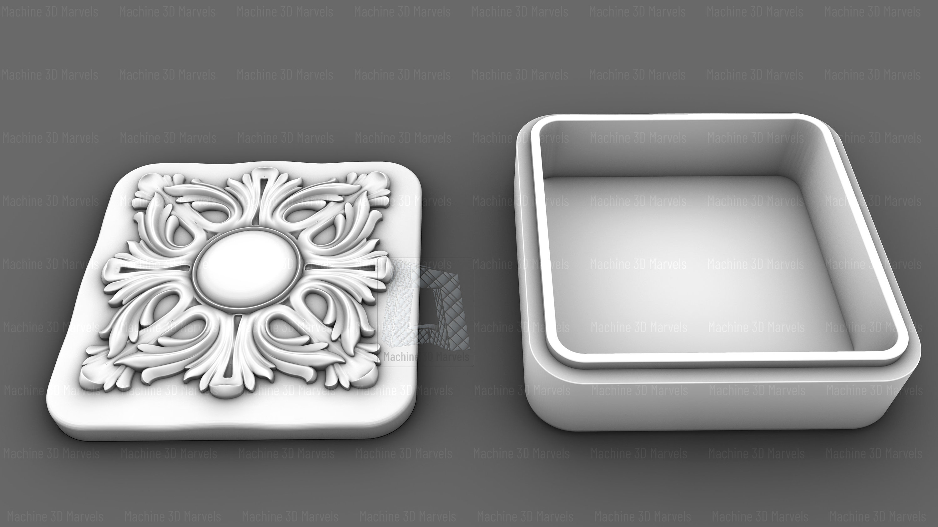 Jewelry Box Pack V2 - CNC Router and 3D Printer Files Can Be Used With ...