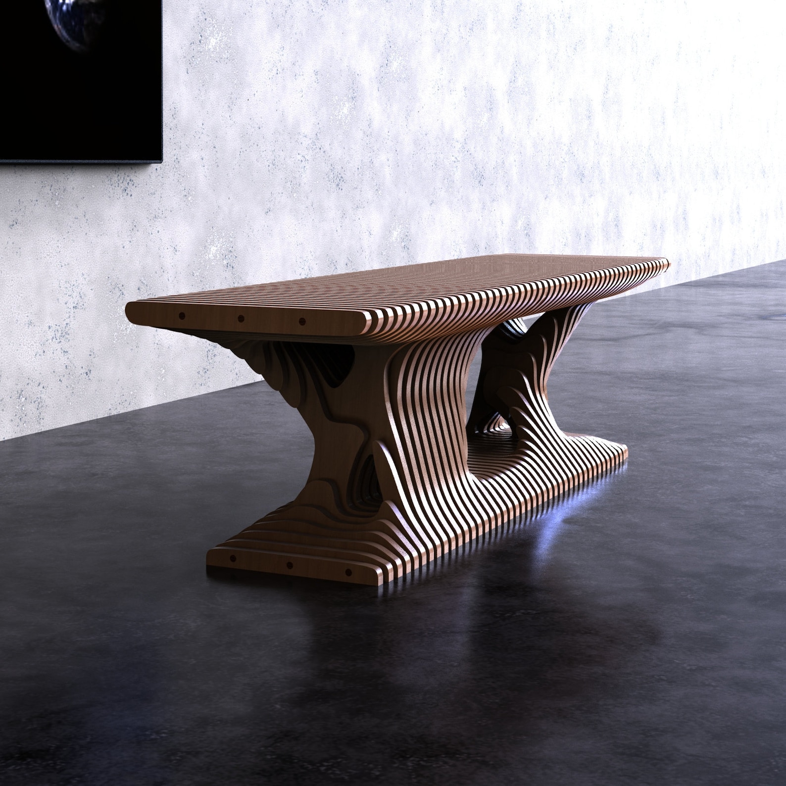 Parametric Style Bench-psb-001| CNC Files for Cutting | Parametric ...