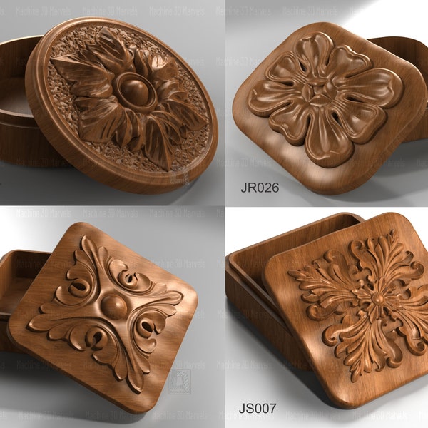 Cnc Files Jewelry Boxes - Etsy