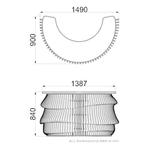 Parametric Style Reception Desk PR-003 | Customized Office Entry ...