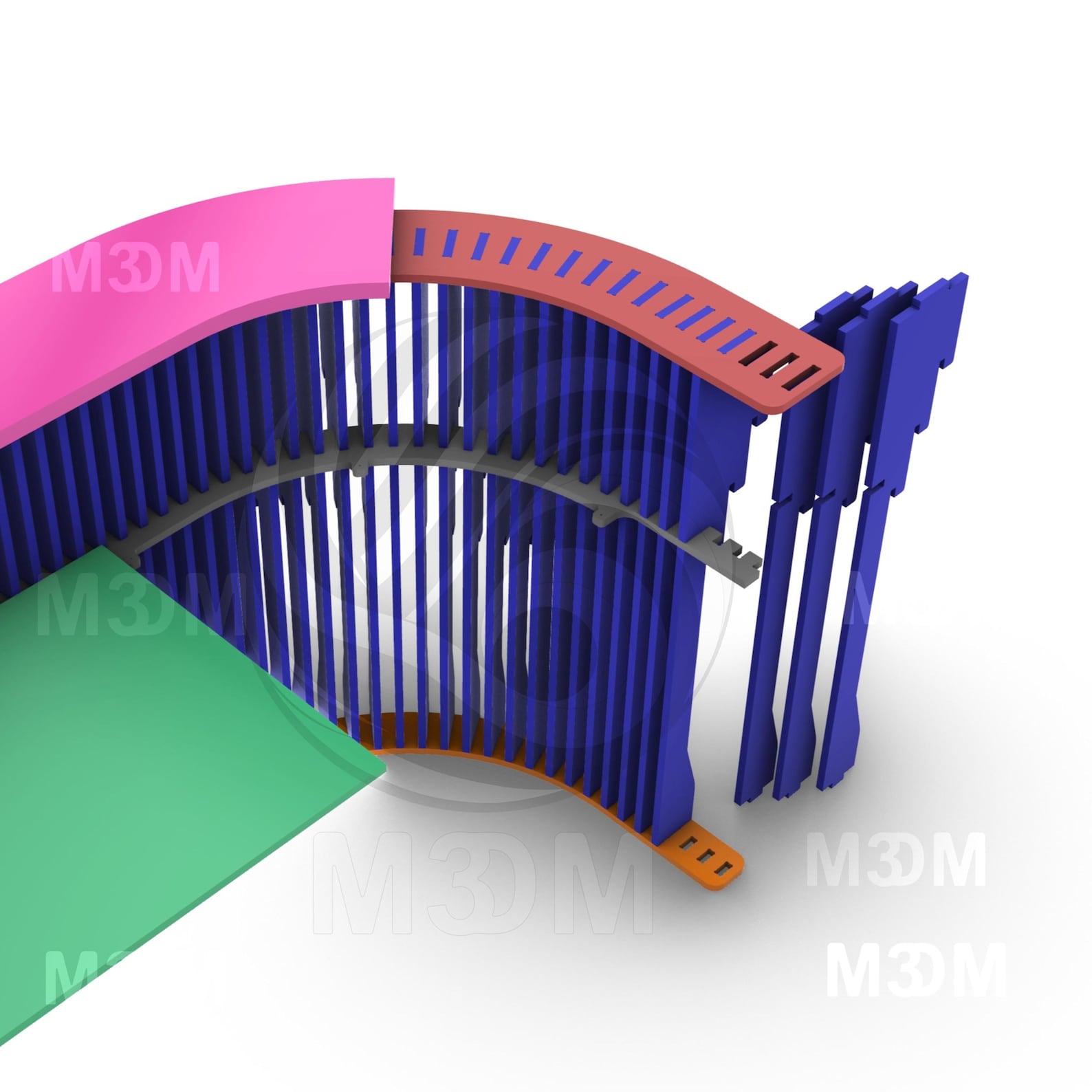 Modern Parametric-style Reception Desk PR04-1700| Customized Office ...