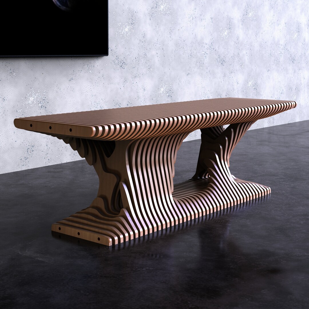 Parametric Style Bench-psb-001| CNC Files for Cutting | Parametric ...