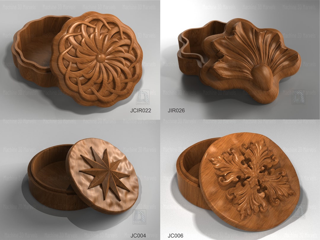 Jewelry Box Pack V4 - CNC Router Files - Etsy