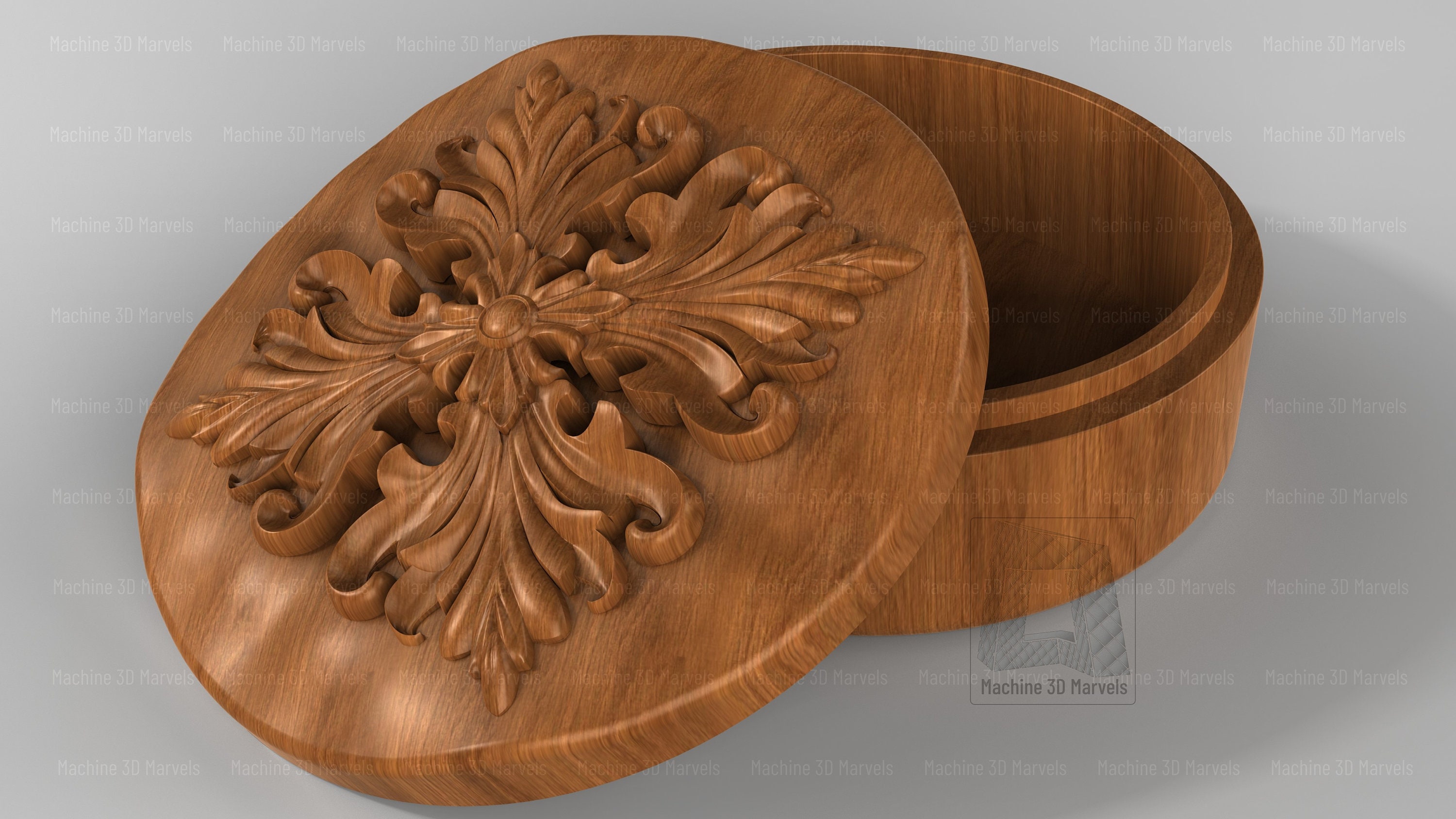 Jewelry Box Pack V2 - CNC Router and 3D Printer Files Can Be Used With ...