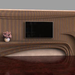 Parametric Wooden Wall Decor TV004 /TV Unit/ CNC Files for Cutting - Etsy