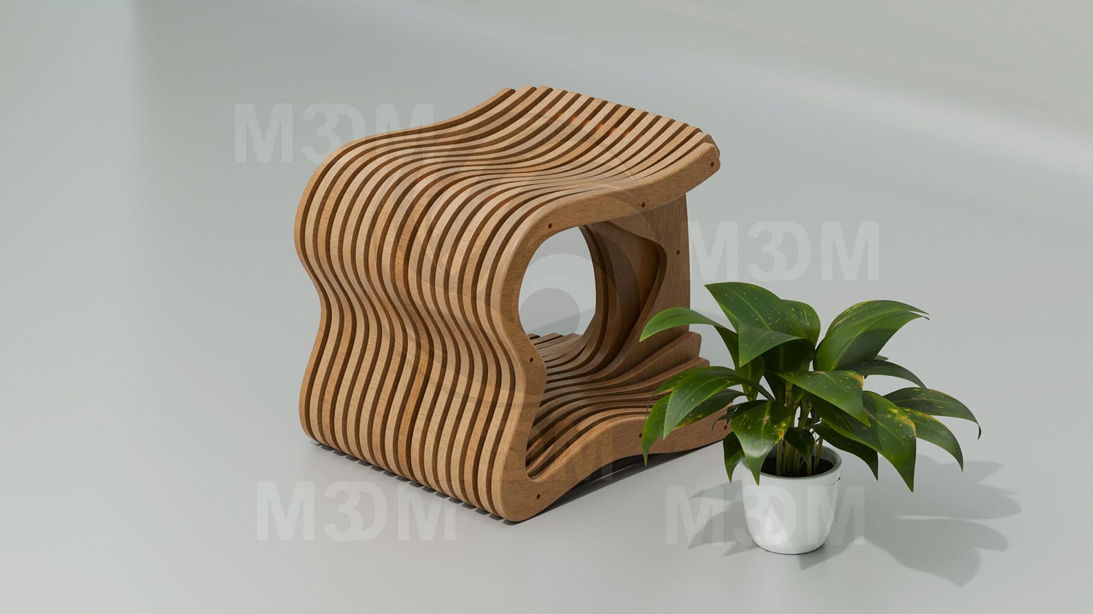 Parametric Chair Pack of 4 / CNC Cutting Files / Parametric Furniture ...