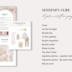 Newborn and Maternity Guide Bundle With Content, Newborn Photographer ...