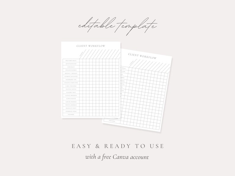 Client Workflow for Photographers, Photo Session Workflow Checklist ...