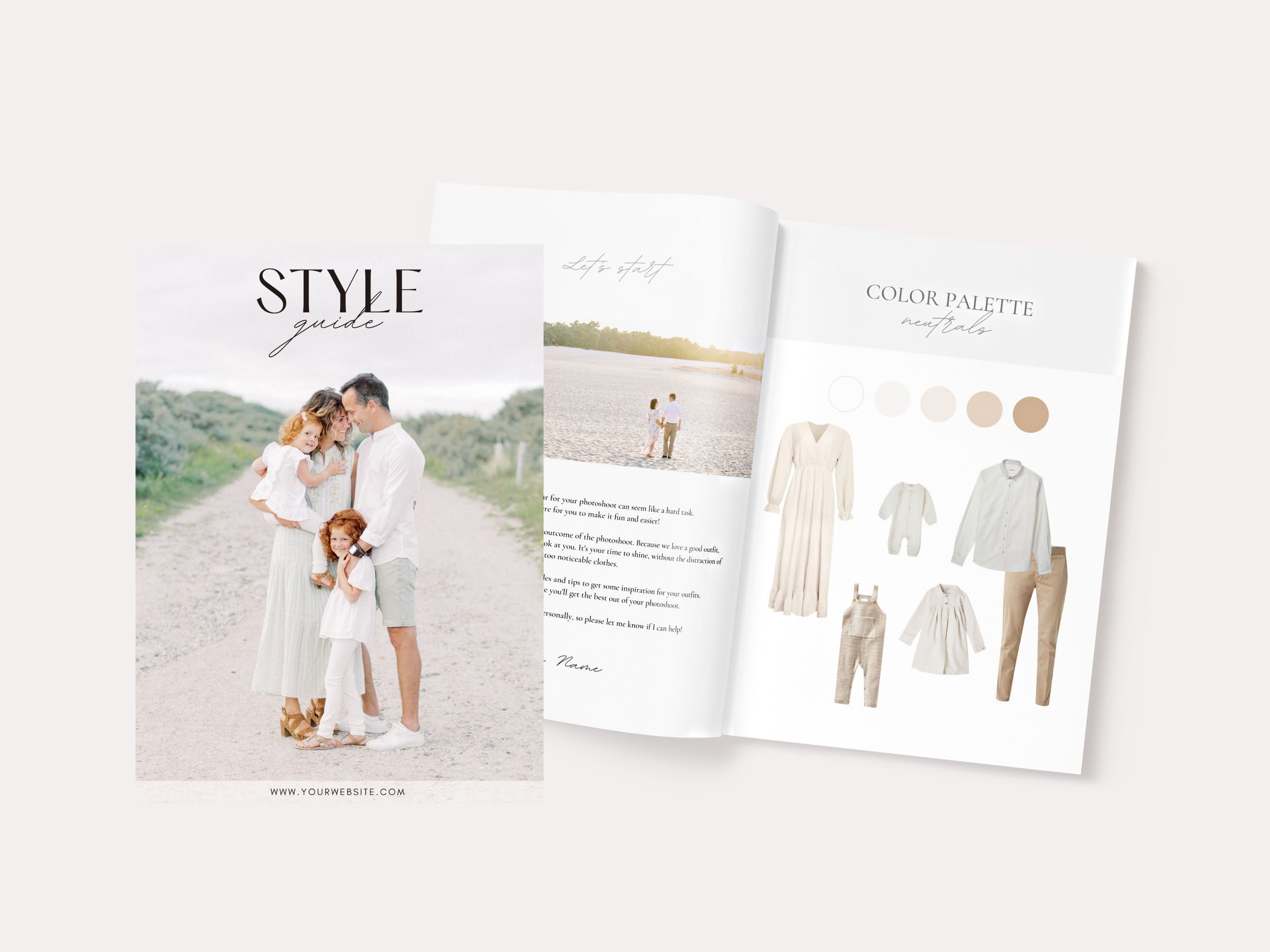 Photography Style Guide With Content, Season Bundle, Canva Template ...