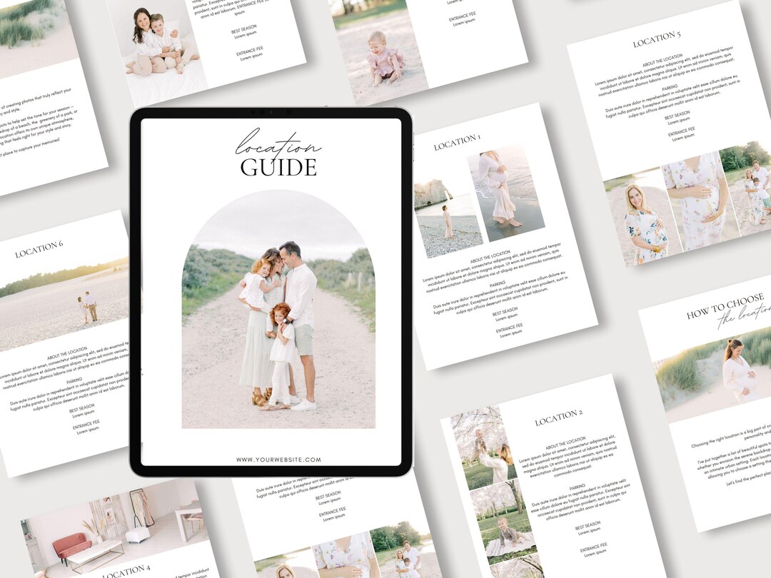 Location Guide for Photographers, Photography Location Guide, Canva ...