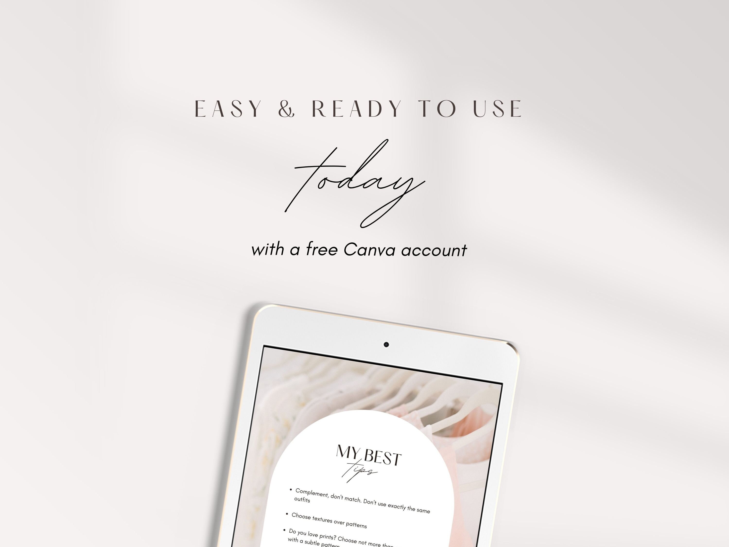 Photography Style Guide Canva Template With Content, Engagement Session ...