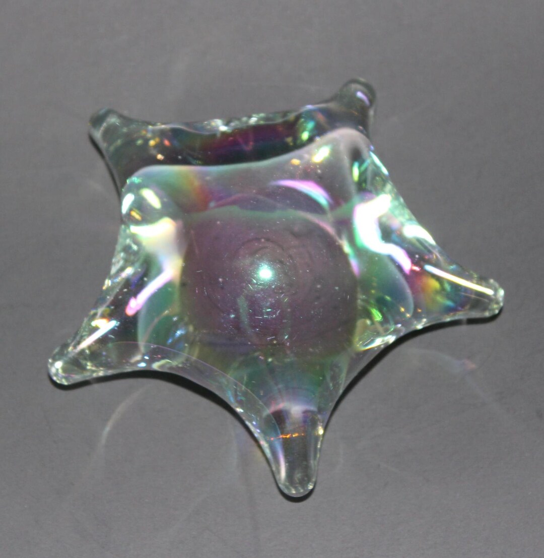 Iridescent Star Paperweight, Iridescent Paperweight, Crowning Touch ...