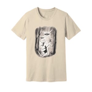 Cottagecore Aesthetic Fairycore Fashion Whimsical Tee Forest Spaceships ...