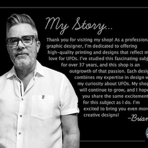 Bob Lazar Sport Model UFO Schematic 7" X 5" Print (unframed) Matte ...