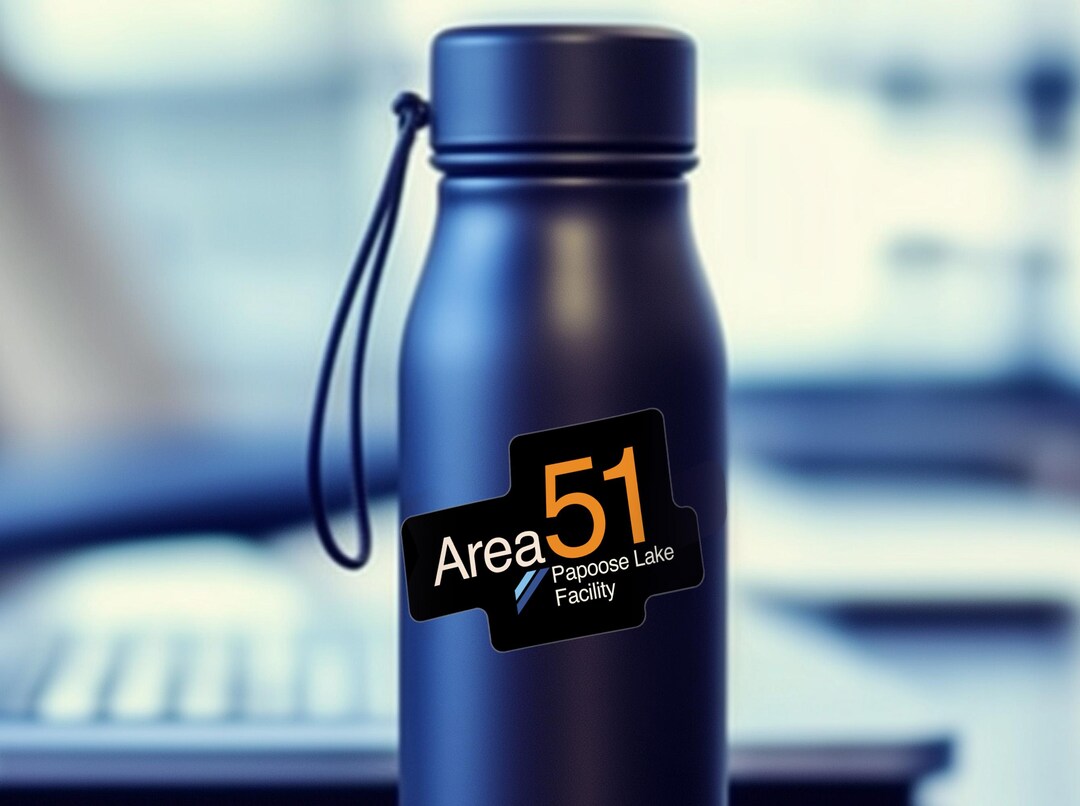 Area 51 Sticker: Minimalist UFO Design - Bob Lazar Conspiracy Decal - Etsy
