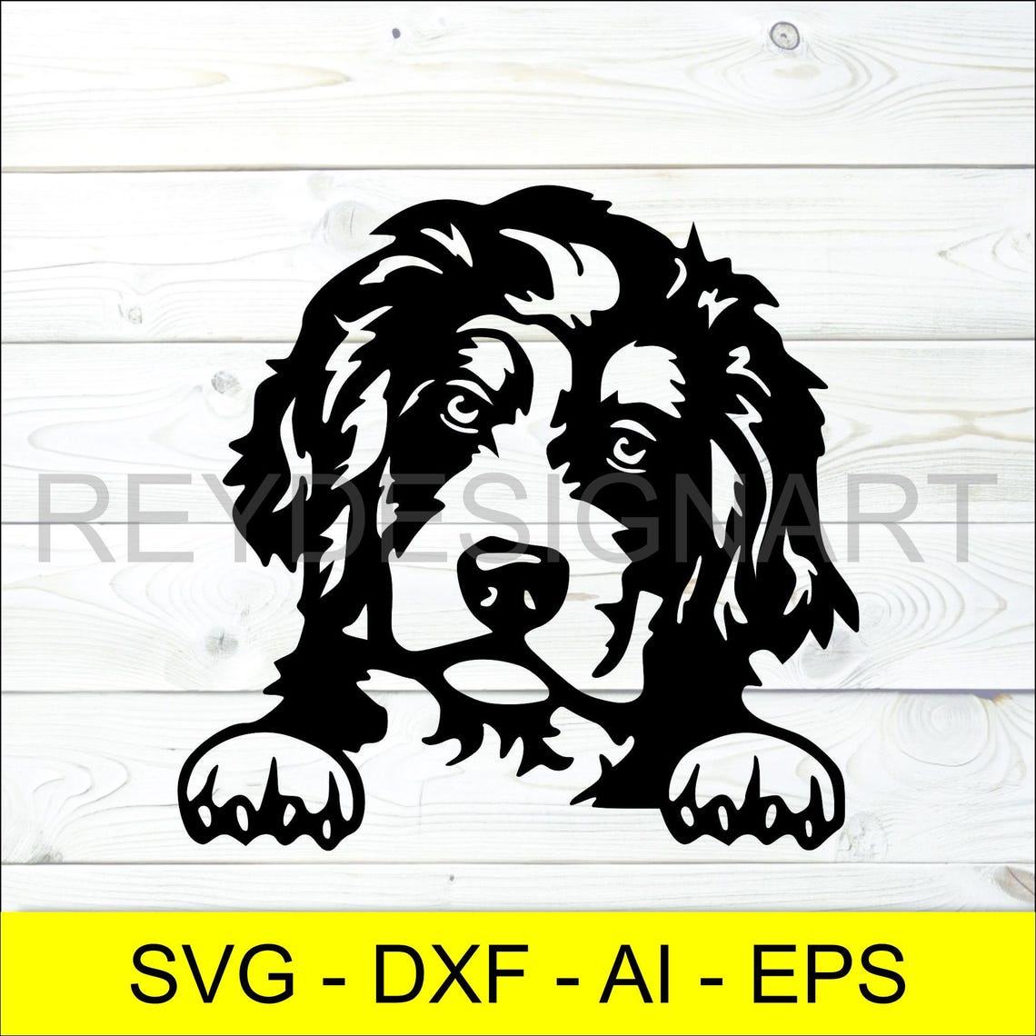 Bernedoodle SVG - High-quality Dog Breed Design for Cricut, Silhouette ...