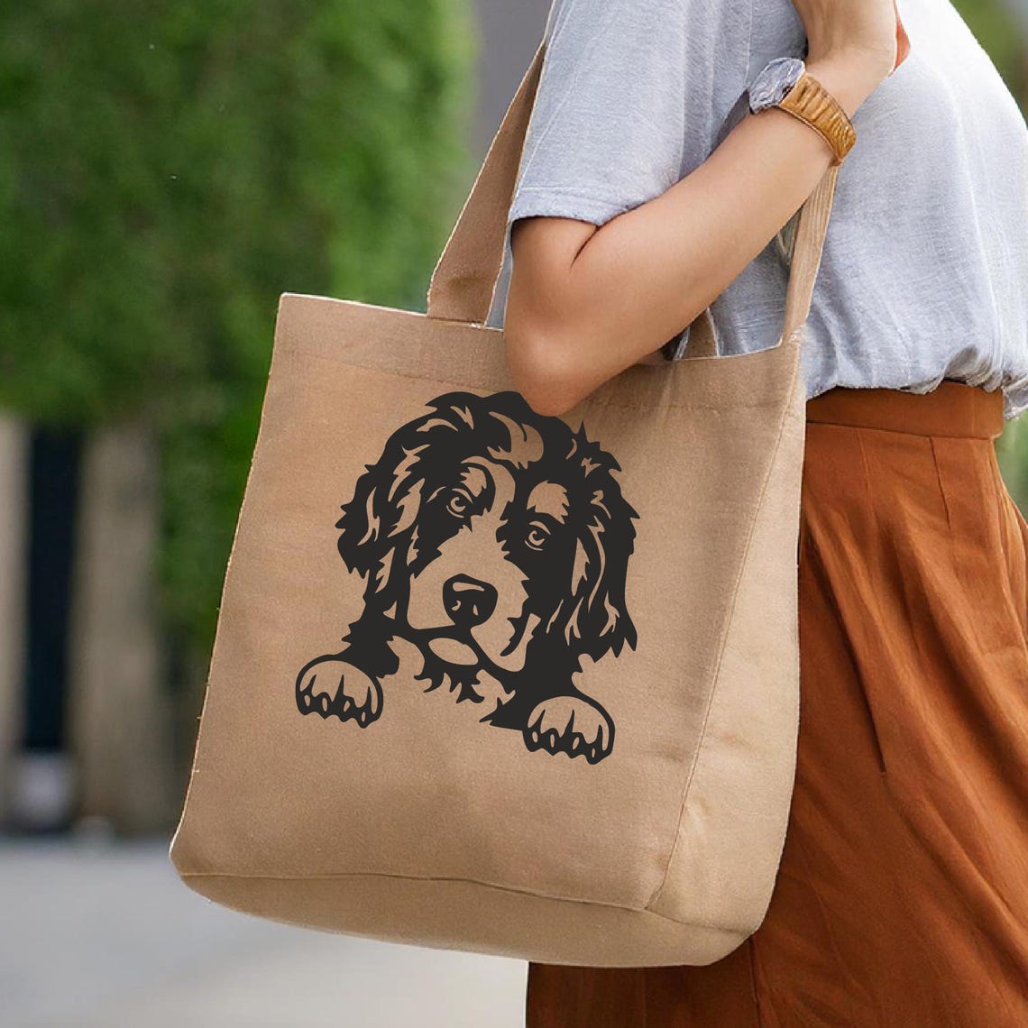 Bernedoodle SVG - High-quality Dog Breed Design for Cricut, Silhouette ...