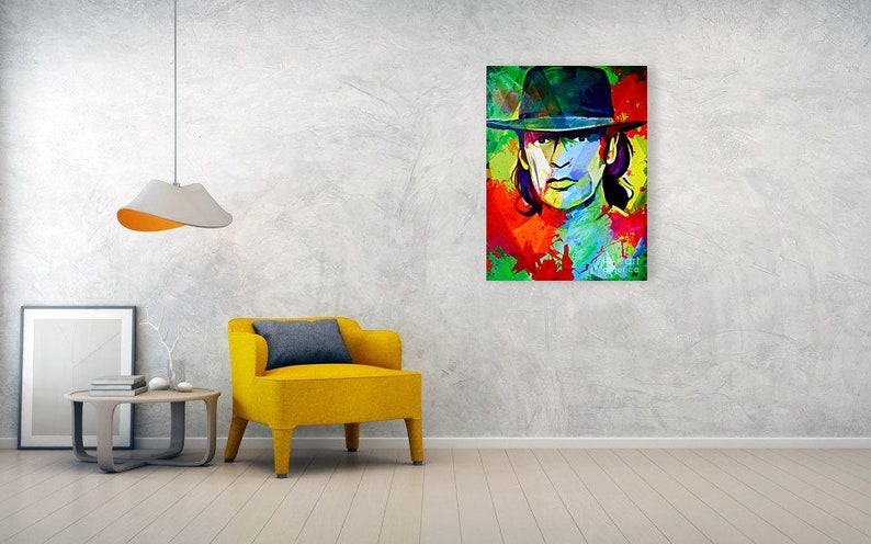 Homage Udo Lindenberg the Cool Sock up to 150x200 Acrylic Glass/canvas ...