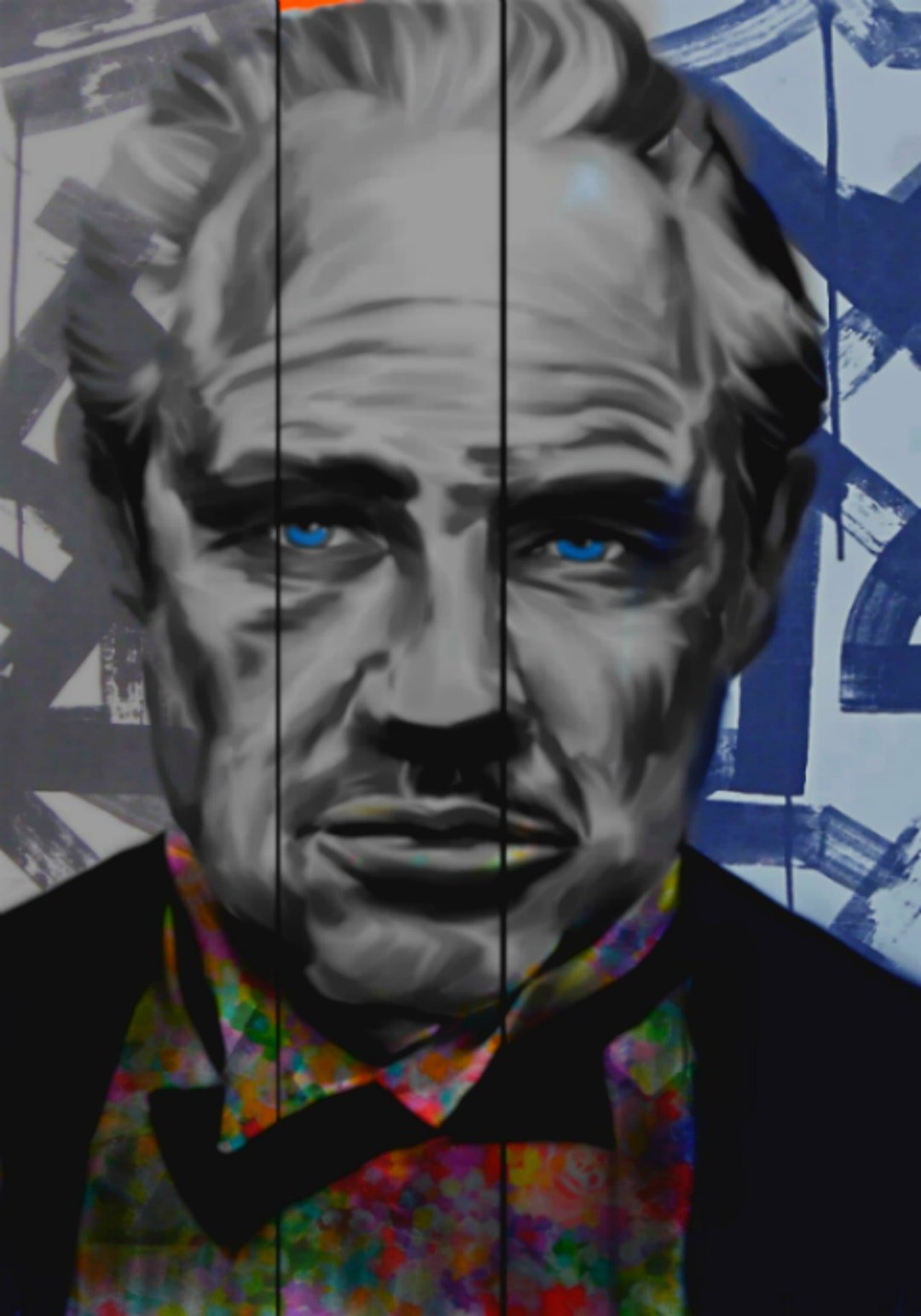 Homage Marlon Brando Street Art 40 X 60 Cm Gallery Print/acrylic Glass ...