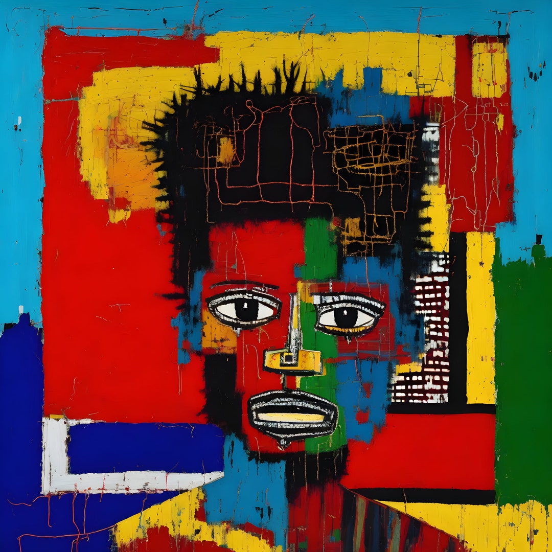 Neon Expressionism No.05 Pop Art Portrait up to 150 X 150 Cm Canvas ...