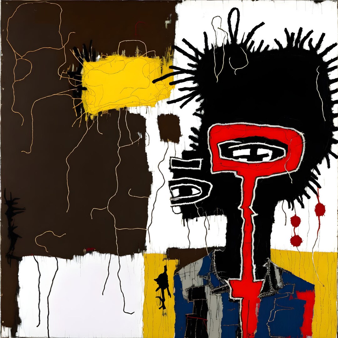 Neon Expressionism No.41 Pop Art Portrait up to 150 X 150 Cm Canvas ...