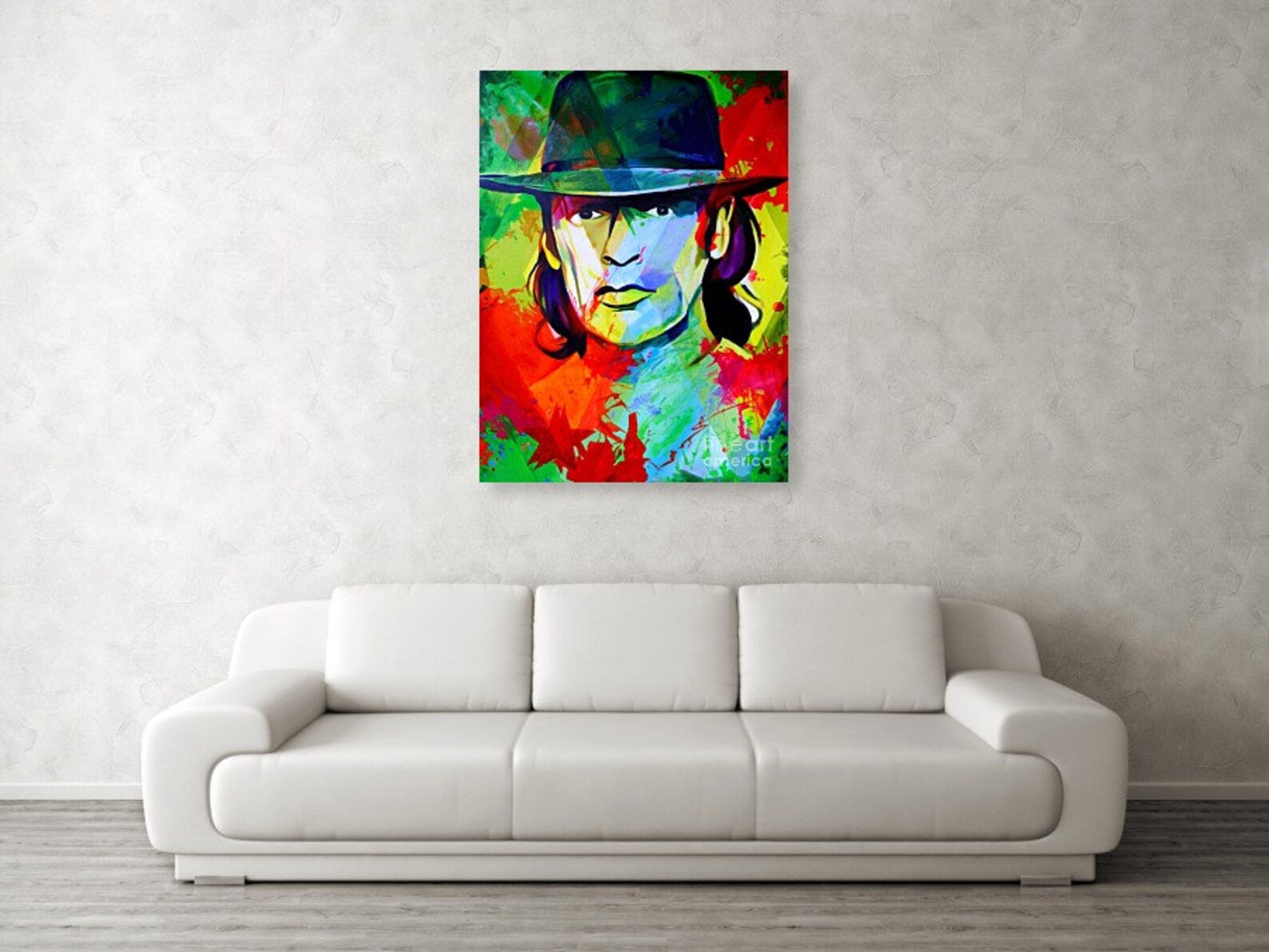 Homage Udo Lindenberg the Cool Sock up to 150x200 Acrylic Glass/canvas ...
