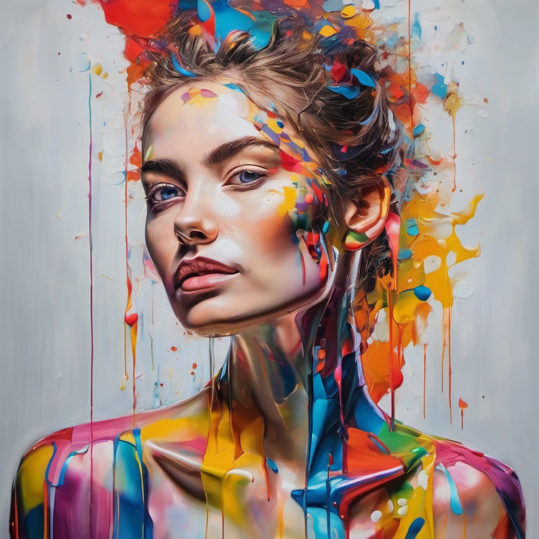 Exhibition Pieces!! Female Colors Splash 50 Decorative Punk/single ...