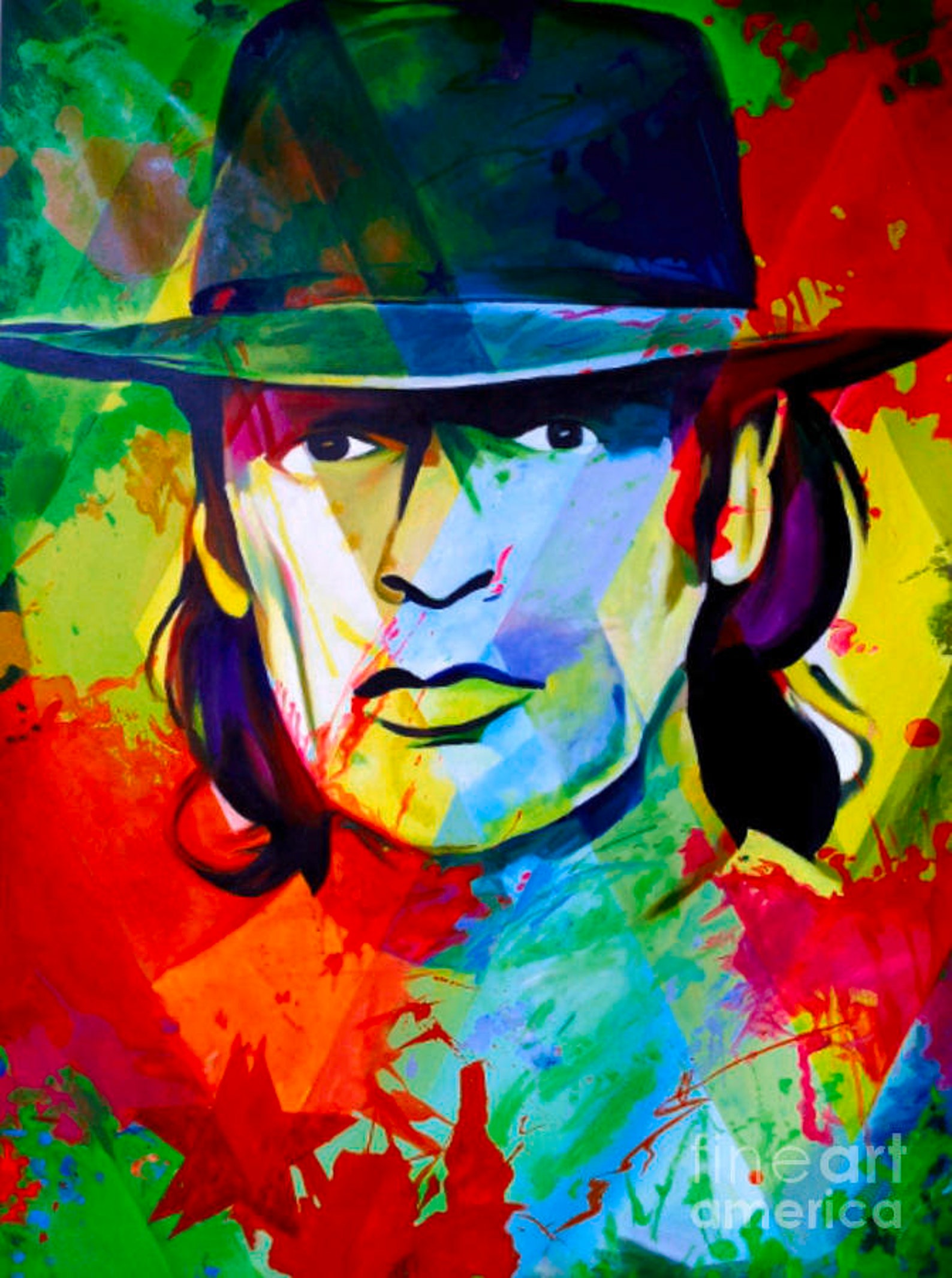 Homage Udo Lindenberg the Cool Sock up to 150x200 Acrylic Glass/canvas ...