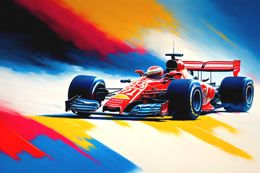 Motorsport Print, Car, Racing Car Art Print, Racing Car Picture ...