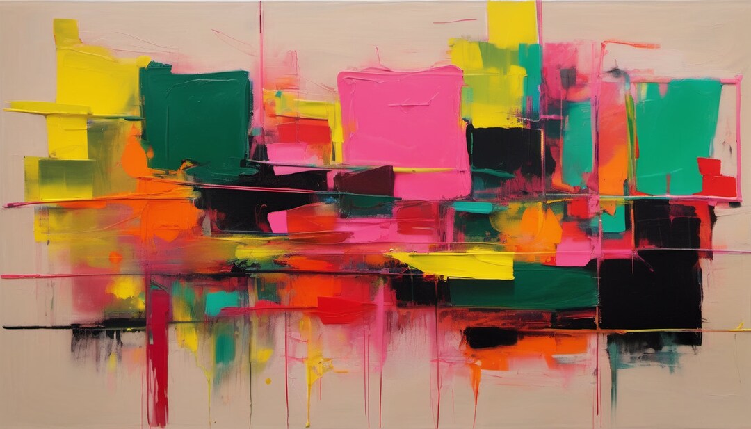 Abstract Dream 08 Colors Expressive Avantgarde Modern Art Contemporary ...