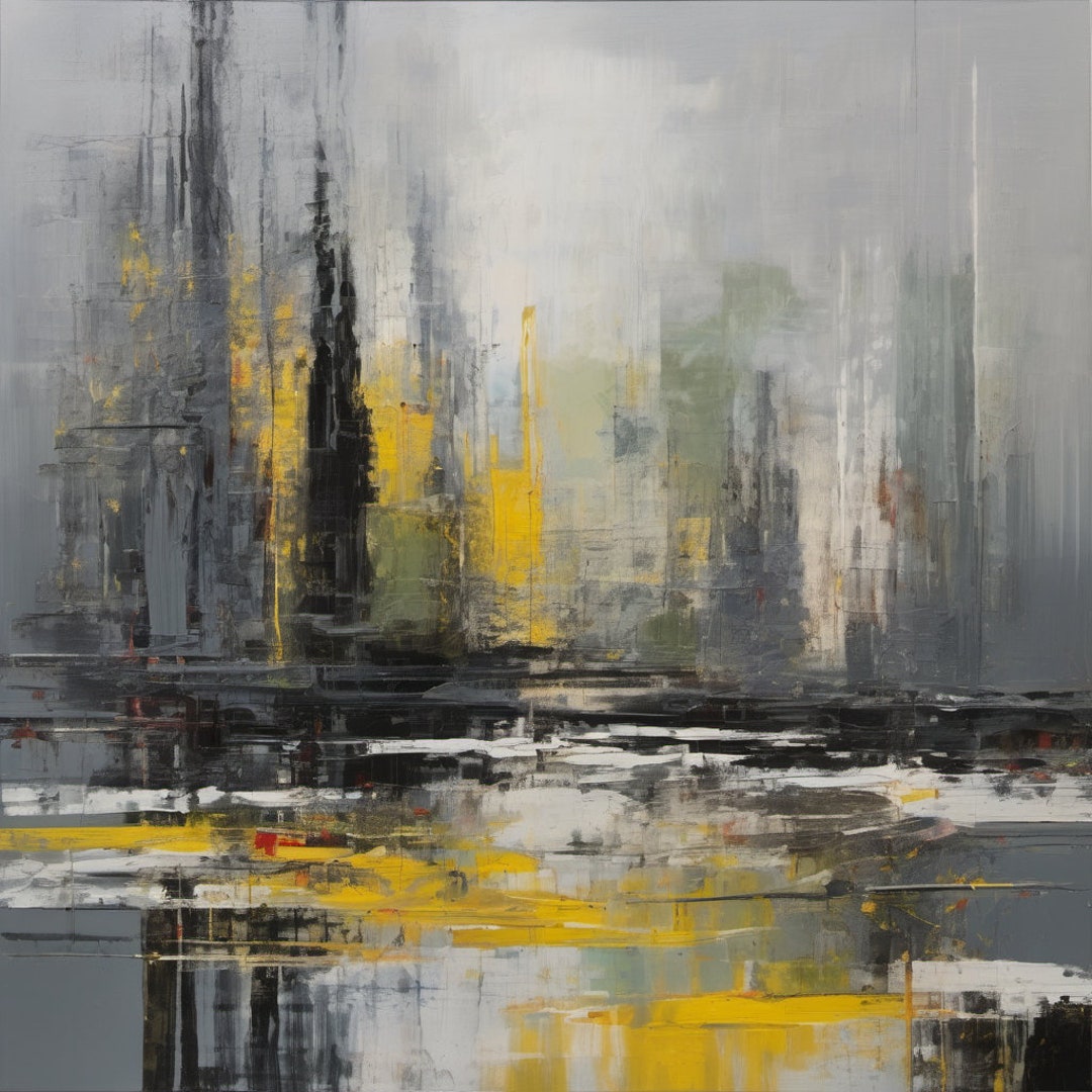 10 Team W 32 Abstract Expressionism Spatula Technique Acrylic Glass ...