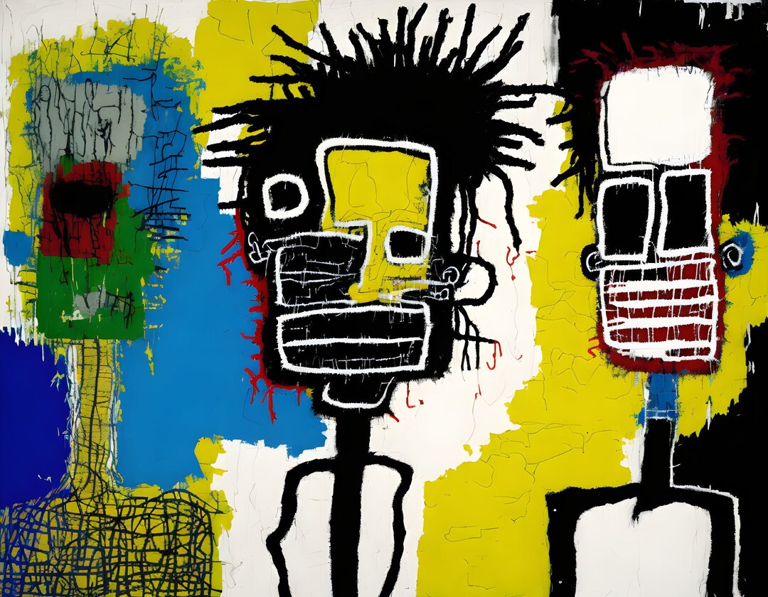 Neon Expressionism No. 43 Pop Art Portrait up to 200 X 140 Cm Canvas ...